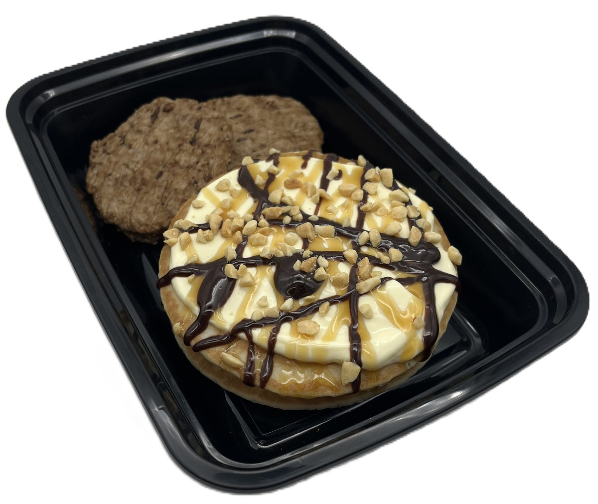 Turtle Cheesecake Protein Pancakes - 28g Protein | Ready to Eat ...
